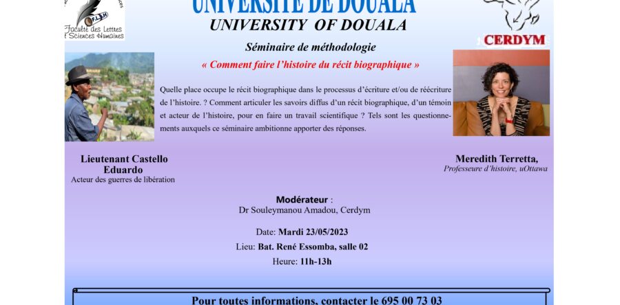 Séminaire de méthodologie : Comment faire l’histoire du récit biographique